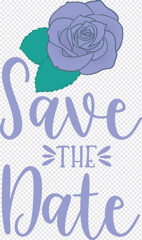 Reserva La Fecha Rosa Azul Png PNGWing