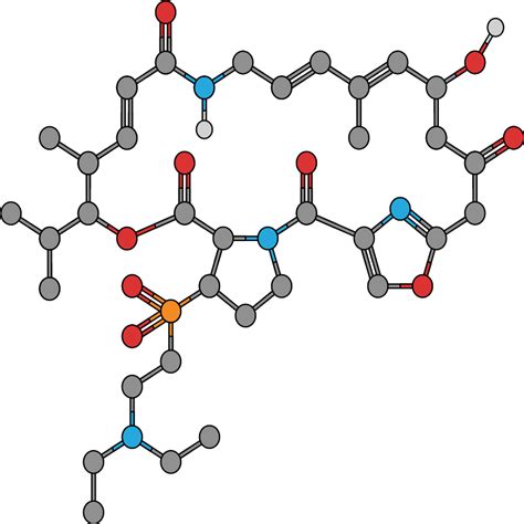 Dalfopristin Molecule Figure Science Figures