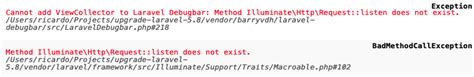 Cannot Add Viewcollector To Laravel Debugbar · Issue 912 · Barryvdh