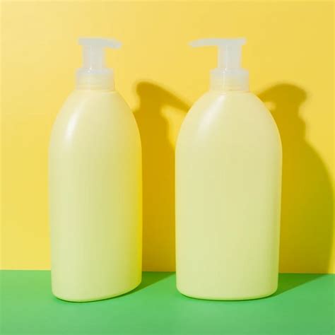 700ml Hdpe Plastic Yellow Shampoo Bottle Ukpack