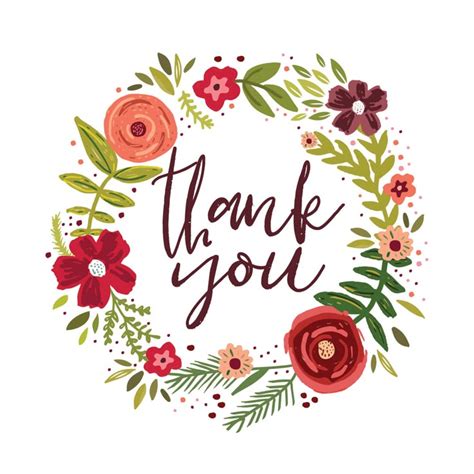 Floral Thank You Card Design At Logan Storkey Blog