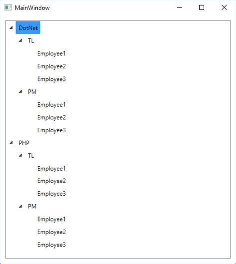 Wpf Hierarchicaldatatemplate