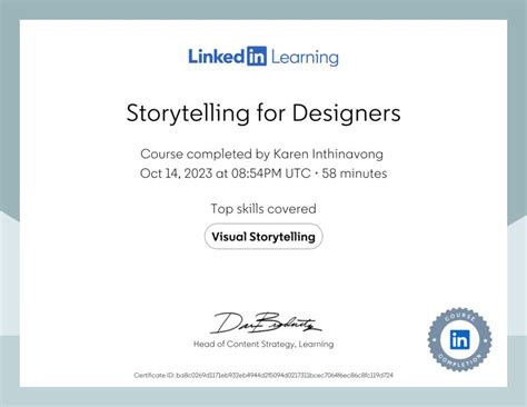 Karen Inthinavong On Linkedin Certificate Of Completion