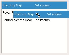 Qt Drag And Drop Reordering Of Rows In A Qtableview