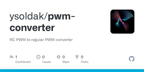 Github Ysoldakpwm Converter Rc Pwm To Regular Pwm Converter Github Ysoldakpwm Converter Rc Pwm To Regular Pwm Converter