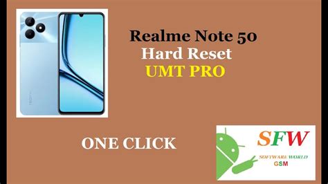 Realme Note Hard Reset Umt Pro Youtube
