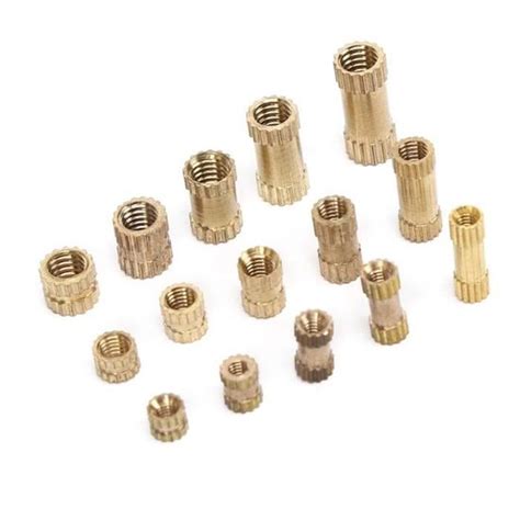 Écrou Moleté En Laiton Mxzzand 250 Pièces M2 M3 M4 Filetage De