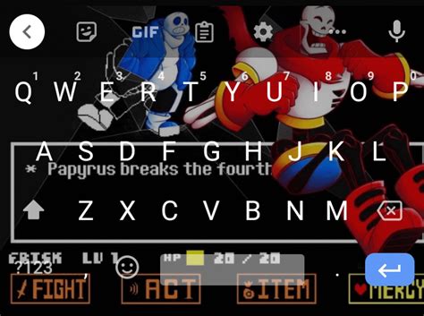 New Keyboard Rundertale