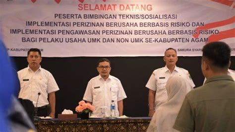 Pelaku Usaha Ikuti Bimtek Implementasi Perizinan Dan Pengawasan Berusaha Berbasis Risiko