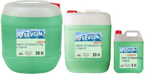 Hand Dishwashing Liquid Green Sevgin Kimya