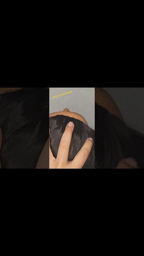 Scalp Massage Hair Brushing Scalp Scratching Etc ~asmr No Talking