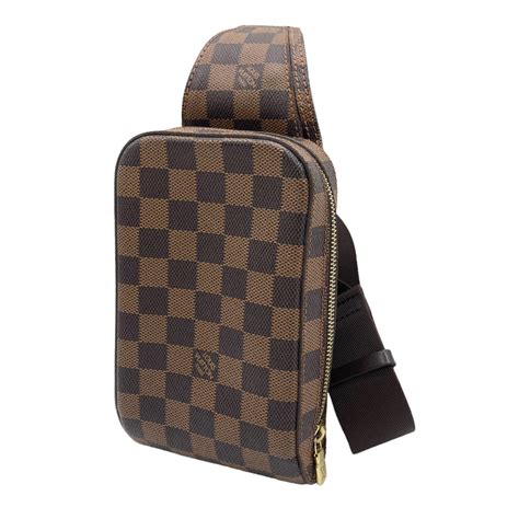 【目立った傷や汚れなし】louis Vuitton ルイ ヴィトン N51994 ダミエ ジェロニモス ボディバッグ 新型 【中古