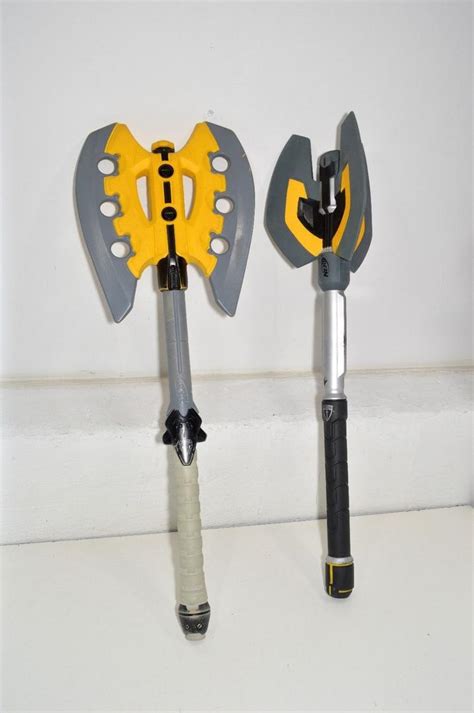30 Nerf N Force Warlock Battle Axe And 3 Blade Axe Mace Roleplay Cosplay