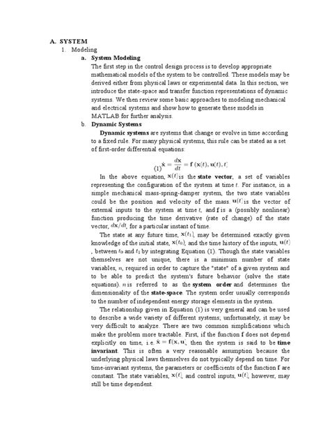 System Modeling Pdf Laplace Transform Force