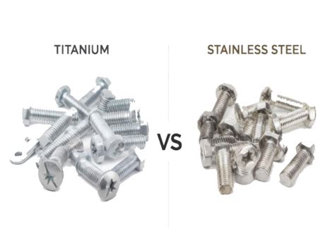 Fastener Stainless Steel Or Titanium Fasteners Compare Now