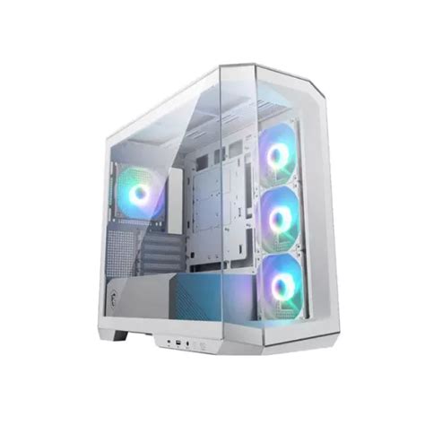 Buy MSI MAG PANO M R PZ Project Zero White Mid Tower Chassis Online Australia Evatech