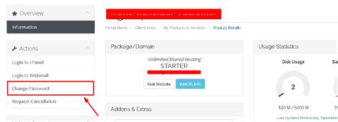 How To Change Cpanel Password From Client Area