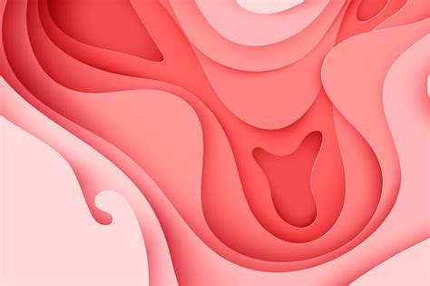 종이 예술 만화 추상 파도 구멍 종이 배경 개척 현대 종이 접기 디자인 서식 파일입니다 벡터 일러스트입니다 파스텔 컬러로 3d 종이 레이어 0명에 대한 스톡 벡터 아트 및