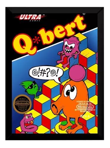Quadro Nes Game Q Bert Parcelamento Sem Juros