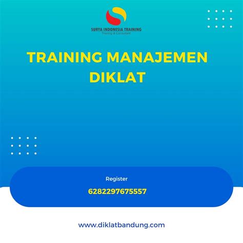 TRAINING MANAJEMEN DIKLAT Diklat Bandung