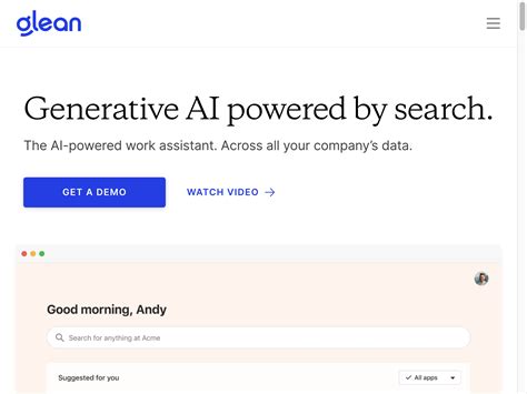 Glean Ai Review Pricing Alternatives Pros And Cons Ai Startups