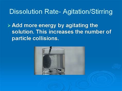 Particle Theory And Dissolving Particle Theory And Dissolving