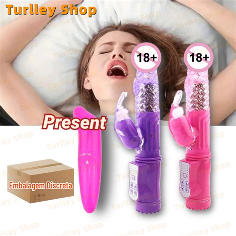 Vibrador Rotativo Rabbit Com 8 Funções E 36 De Vibração De Rotação