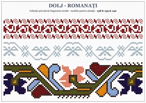 Semne Cusute Traditional Romanian Motifs Oltenia Dolj Romanati
