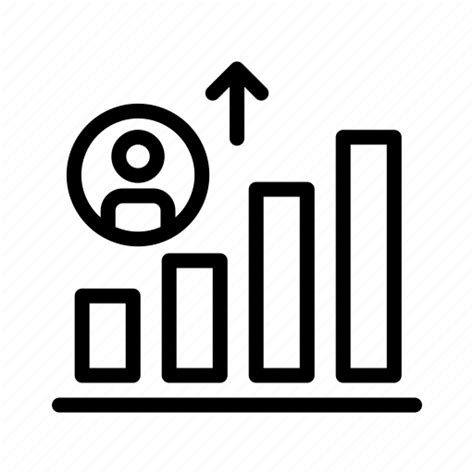 Chart Graph Person Bar Increase Up Icon Download On Iconfinder