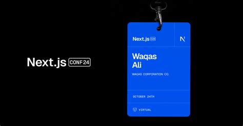 Saith Waqas Ali On Linkedin Waqas Ticket Nextjs Conf