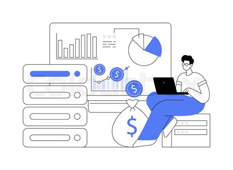 Data Monetization Abstract Concept Vector Illustration Data Colourbox