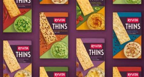 Refreshed Packaging For Ryvita Thins