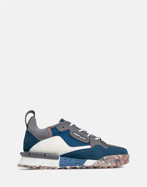 Replay Field Classic Bluegrey Sneakers