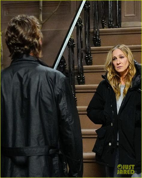 Photo Sarah Jessica Parker John Corbett Film Kissing Scene For And