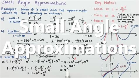 Small Angle Approximations Youtube