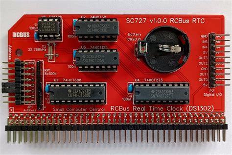 Sc Rcbus Pin Real Time Clock Module Kit By Small Computer Central
