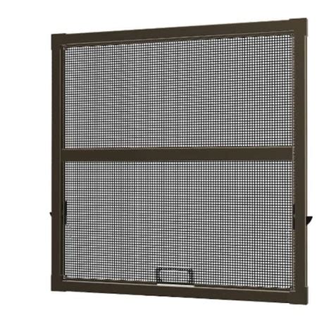 Ritescreen 29 875 In X 54 8438 In Bronze Aluminum Replacement Window Screen Compatible With