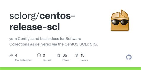 GitHub Sclorg Centos Release Scl Yum Configs And Basic Docs For Software Collections As