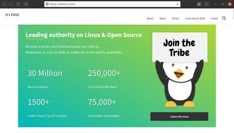 10 个适用于 Linux 的开源轻量级网页浏览器 Linuxstory