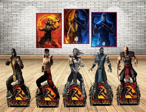 Mortal Kombat Displays Kit Elo7 Produtos Especiais