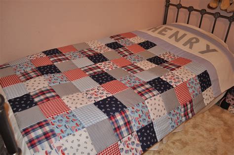 Patchwork Quilt Personalised Patchwork Quilt Single Bed
