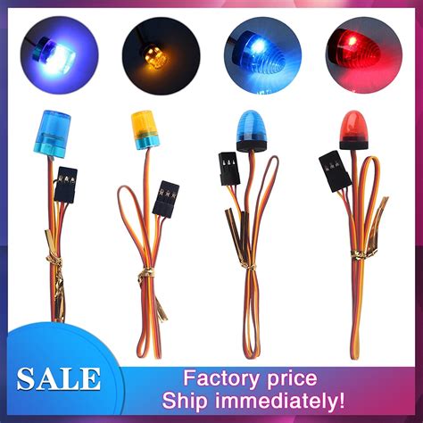 Ultra Bright LED Flash Lights Alarm Lamp With Strobing Blasting