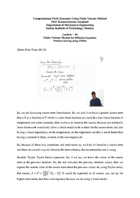Lec16 Naders Computational Fluid Dynamics Using Finite Volume