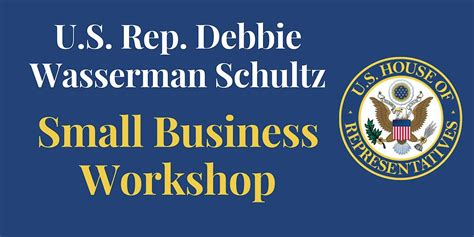 Us Rep Debbie Wasserman Schultz Small Business Workshop Nova