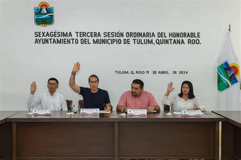 Cabildo de Tulum aprueba licencia temporal de Diego Castañón Trejo Quintana Roo Hoy