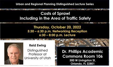 Ucf Urban And Regional Planning Distinguished Lecture Series October 20