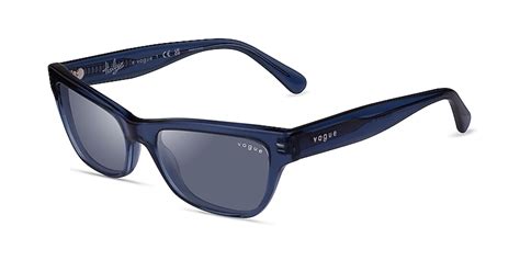 Vogue Eyewear Vo5514s Cat Eye Clear Blue Frame Sunglasses For Women