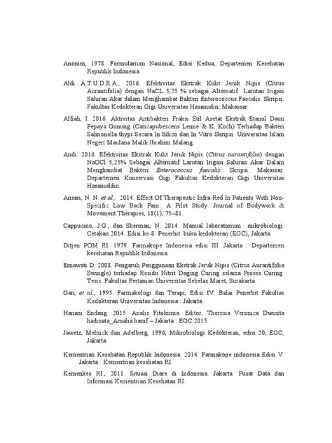 Dapus Pdf Kesehatan Holistik Sains And Matematika