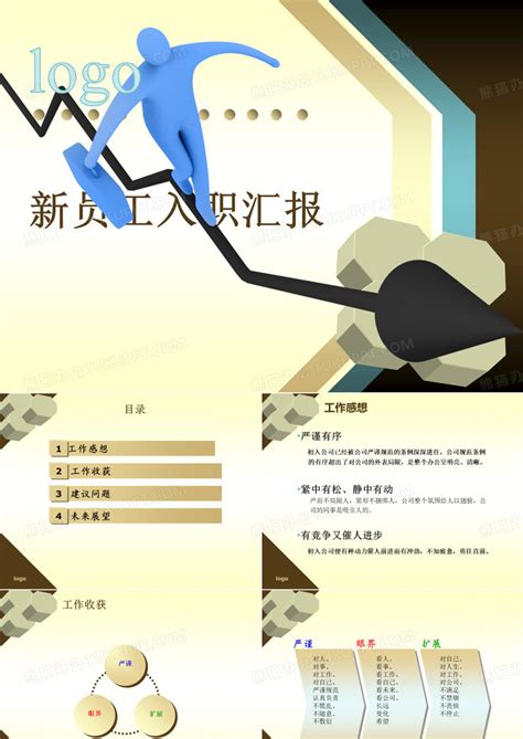 新员工工作总结ppt模板下载编号qjvrkzgo熊猫办公