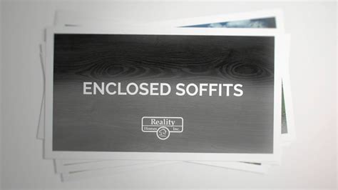 Enclosed Vented Soffits Reality Homes Inc Custom Home Builders